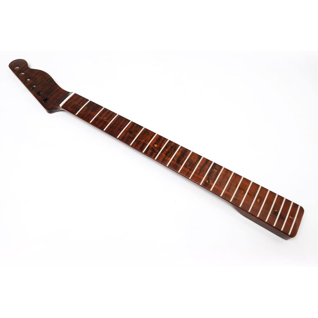 Electric Guitar Neck Tiger Roasted Flame Maple 21 Frets Tuning Rod ...