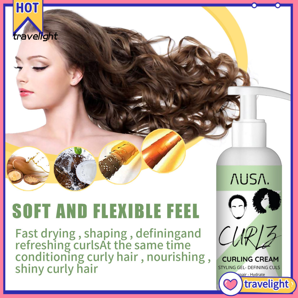 Travelight| 50ml Glossy Hair Curl Mousse Conditioning Liquid Curly Hair ...