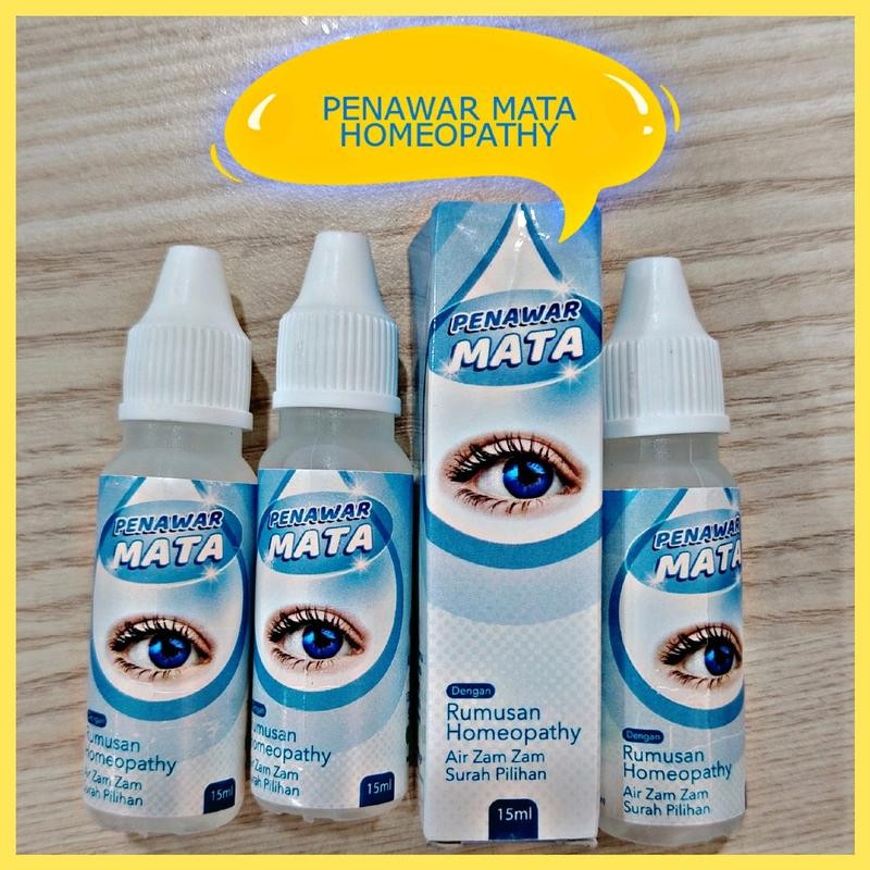 Penawar Mata Homeopathy 15ml eye drop alami - kesihatan mata titis mata ...