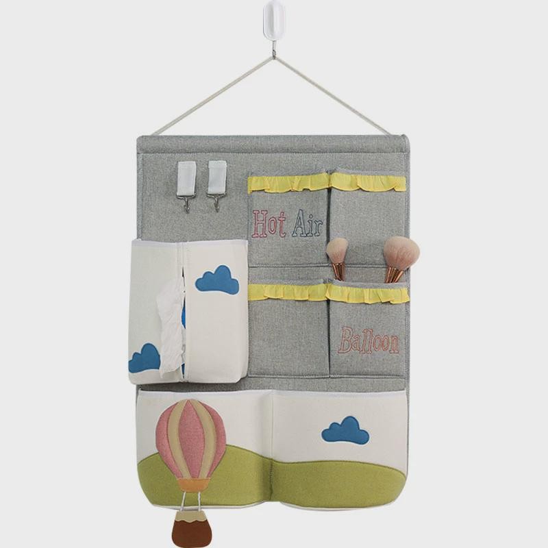 Beg gantung simpanan jenis gantung dinding kain, atas dinding dinding ...