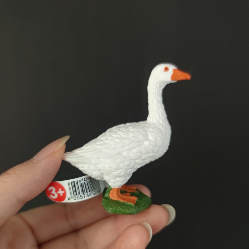 German Sile Simulation Goose 13799 Big White Goose Poultry Farm Animal ...