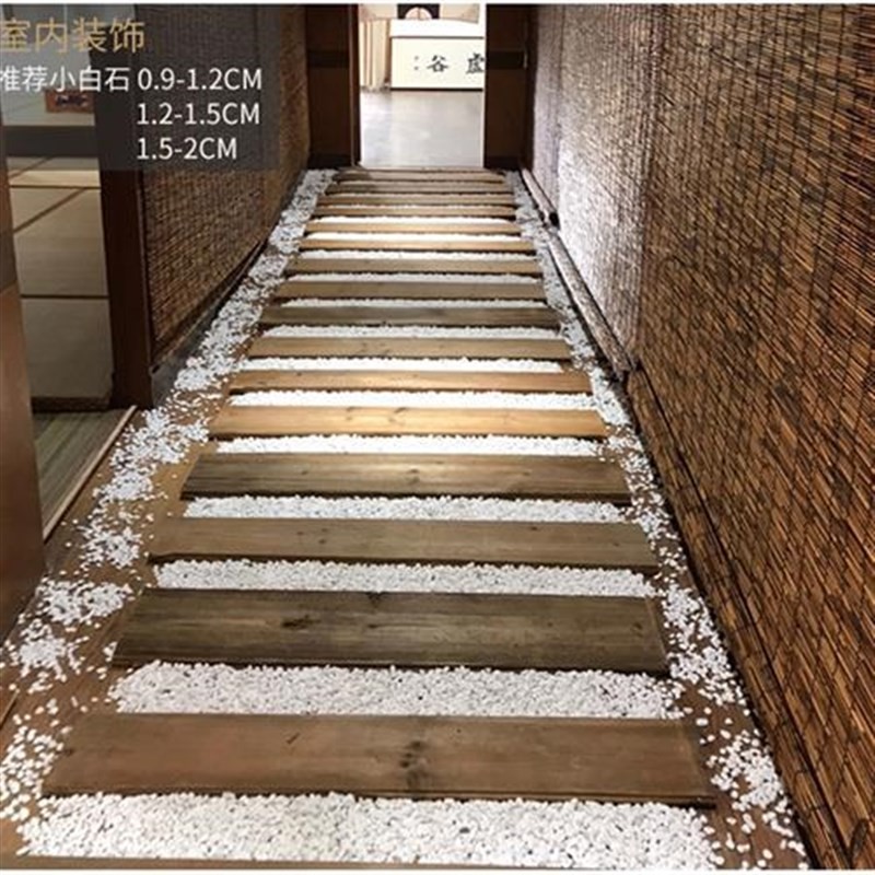 Batu Kerikil Putih D Menurap Batu Tanah Halaman Landskap Hiasan Kerikil ...