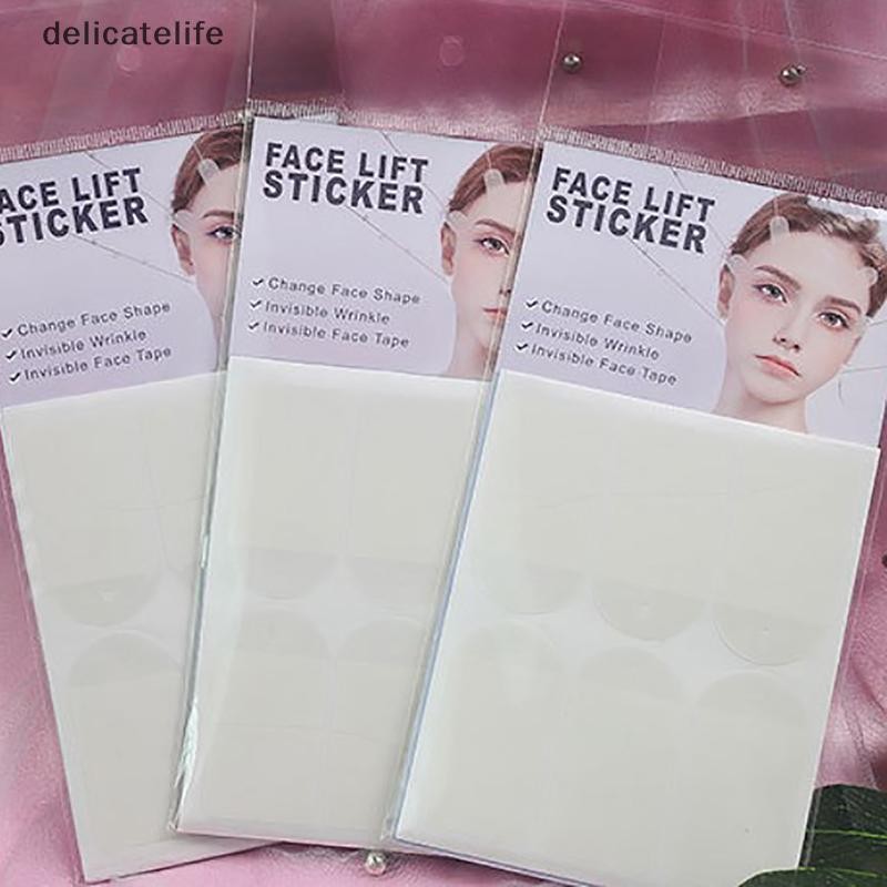 delicatelife 18Pcs Invisible Thin Face Stickers V-Shape Fast Lifting ...