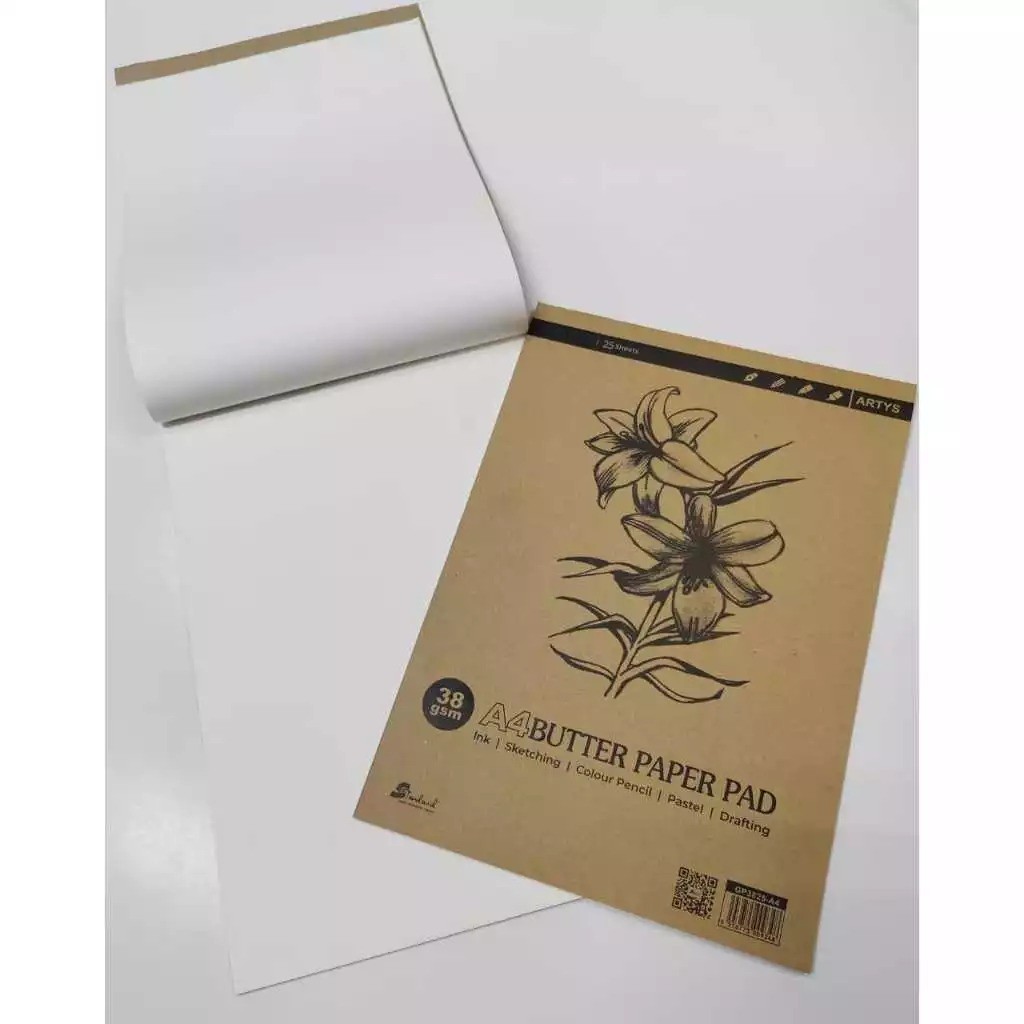Standard A4/A3 Size Butter Paper Pad 38gsm 25s' | Shopee Malaysia