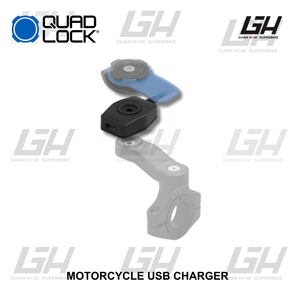 Quad Lock Motorcycle USB Charger | Shopee Malaysia