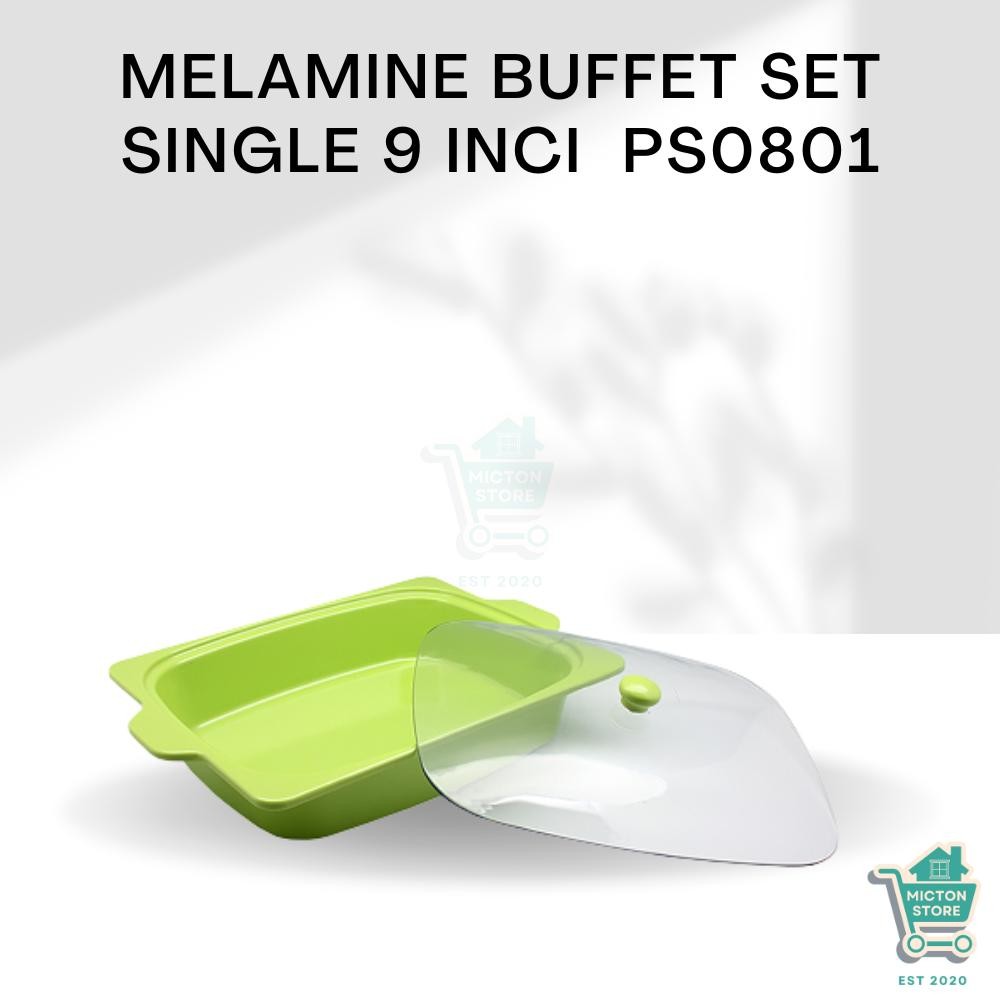 PERALATAN Micton Premium Melamine Buffet Set Single 9 Inch PS0801 ...