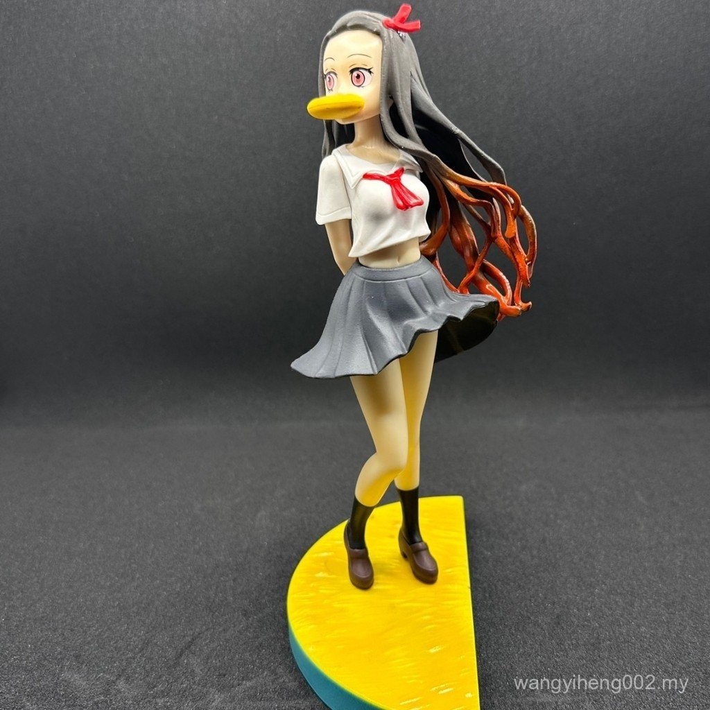 School Uniform Student Nezuko Standing Posture Anime Figure Doll Model ...