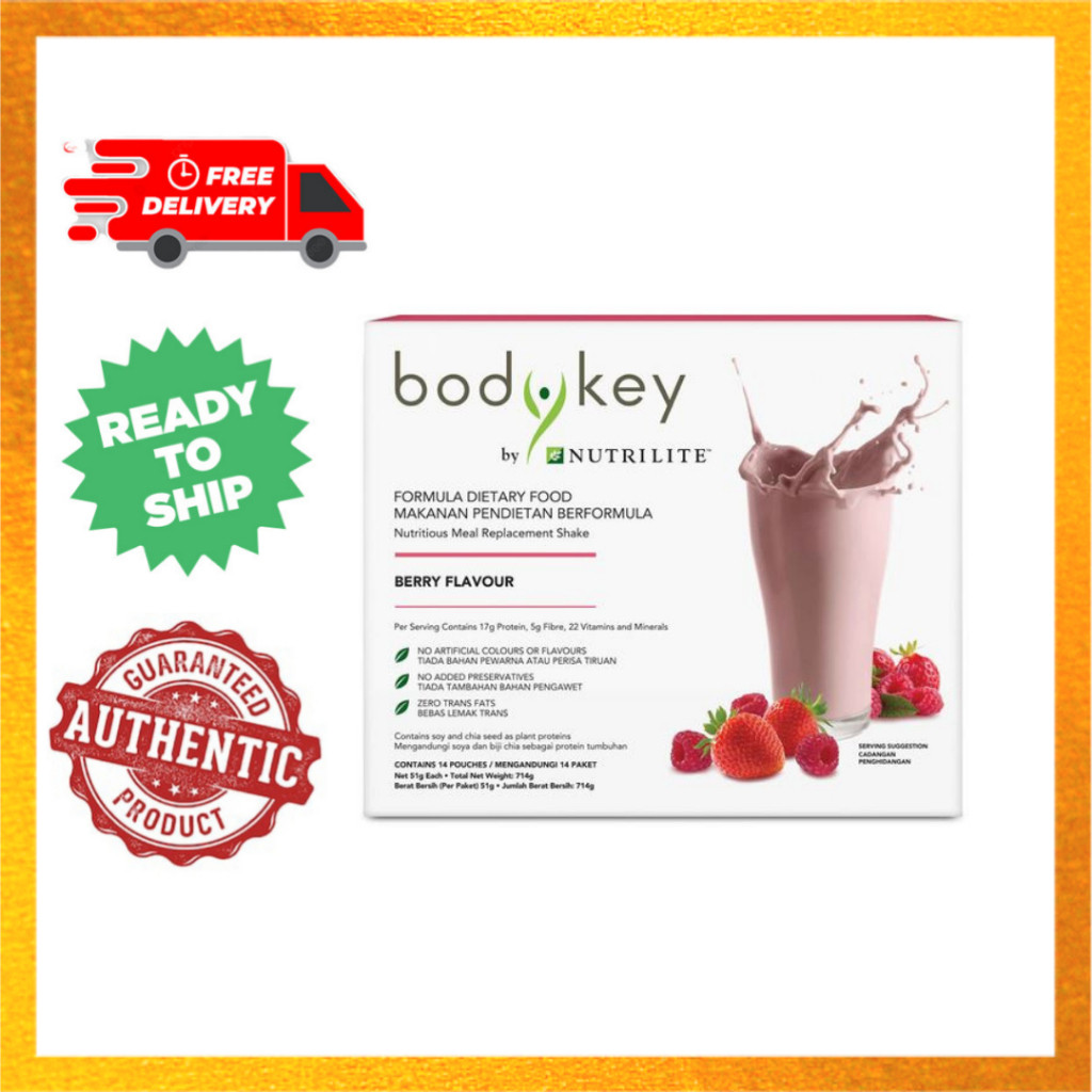 [spotgoods]BodyKey by Nutrilite Meal Replacement Shake -14 pouches ...