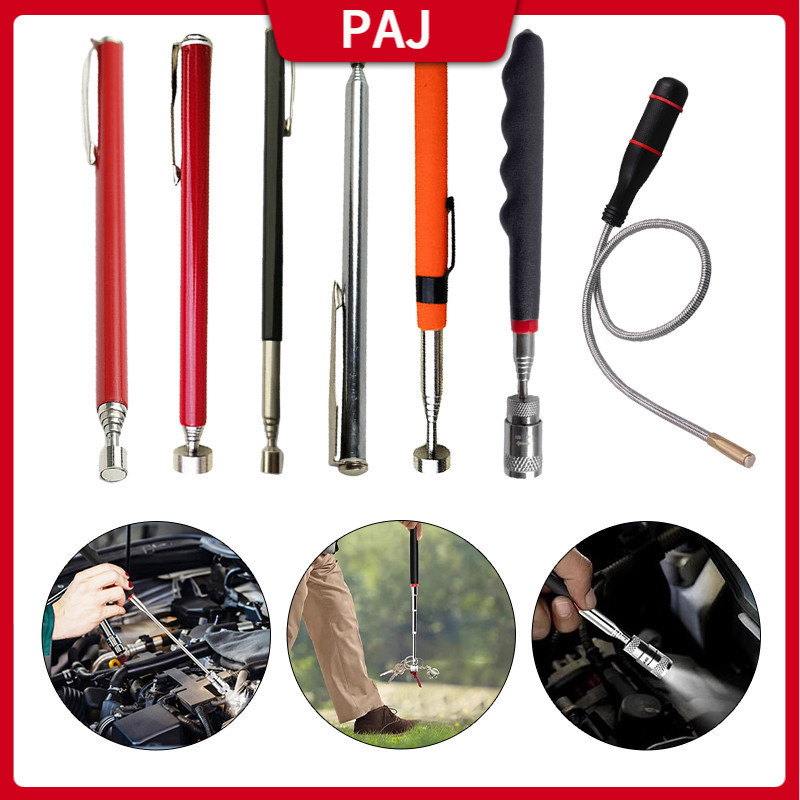 Flexible Magnetic Claws Pick Up Tool Flexible Magnet Long Reach Spring ...