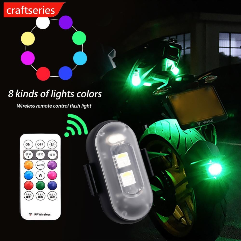 【CFE】 Universal Motorcycle RGB LED Strobe Lights With Controller Signal Light LED Flash Position ...