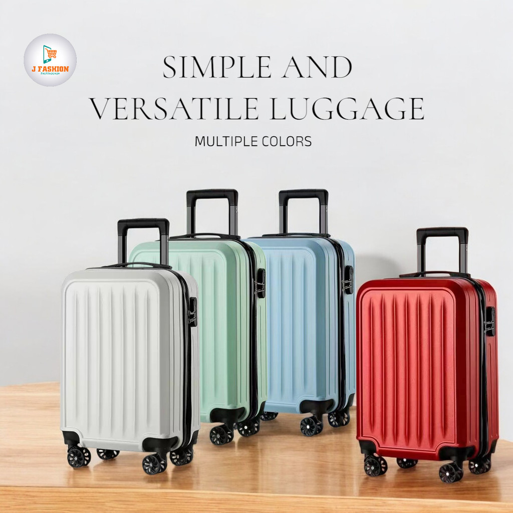 Macaron Simple Design Luggage Travel Bags Suitcase 16"20"24"Ready Stock ...