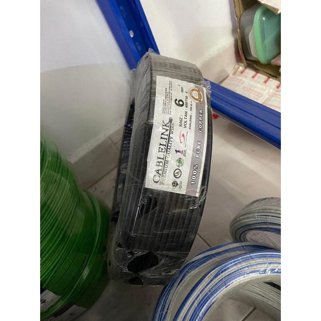 6mm SIRIM CABLE LINK WAYAR CABLE TNB MAIN SUIS DB BOX MAIN WAYAR JKR ...