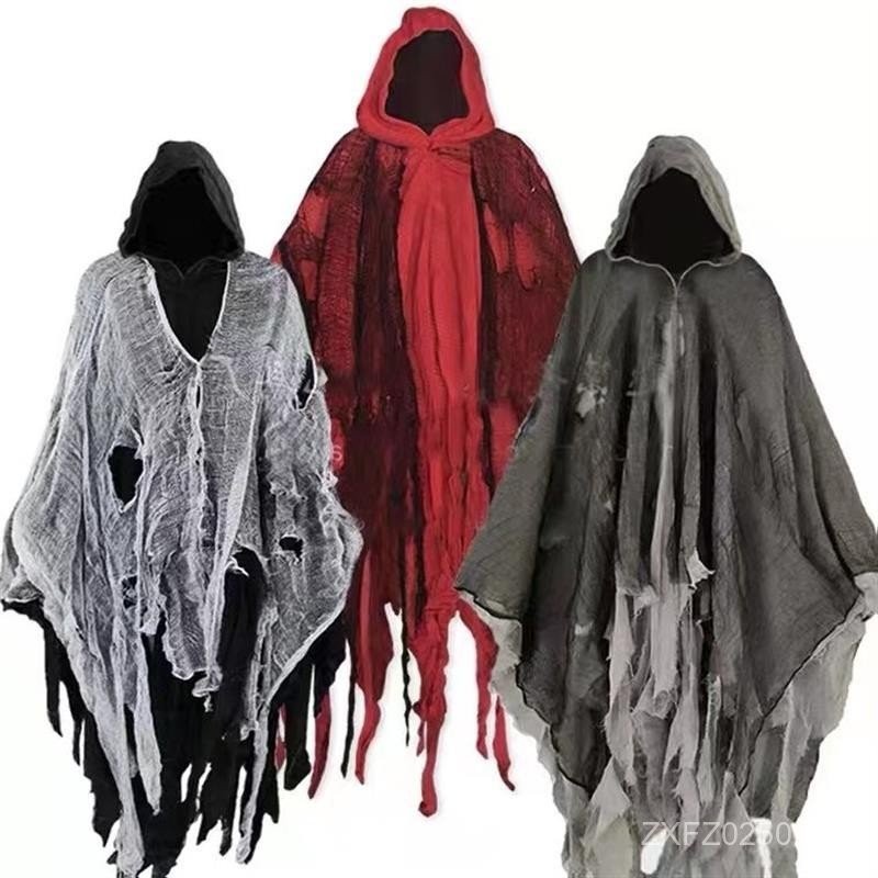 Haunted House Costume Halloween Demon Cloak pc Secret Room Escape Cloak ...