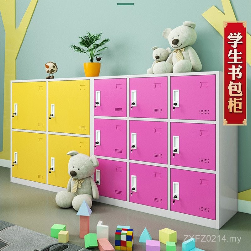 Locked Class Bag Cabinet Steel Color Classroom Locker Tin Staff Locker ...