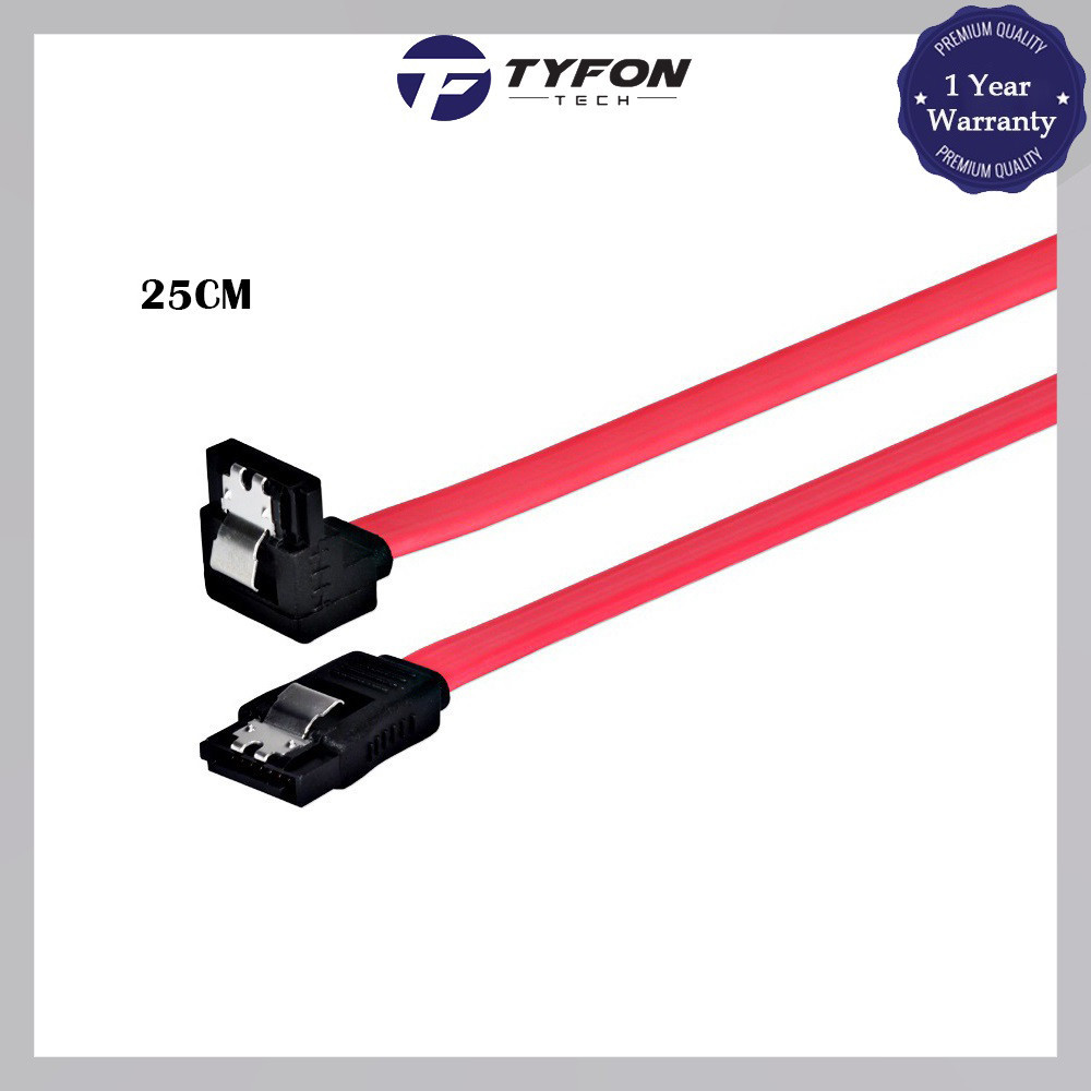 Serial-ATA SATA L-Shape Cable 25cm (Used) | Shopee Malaysia