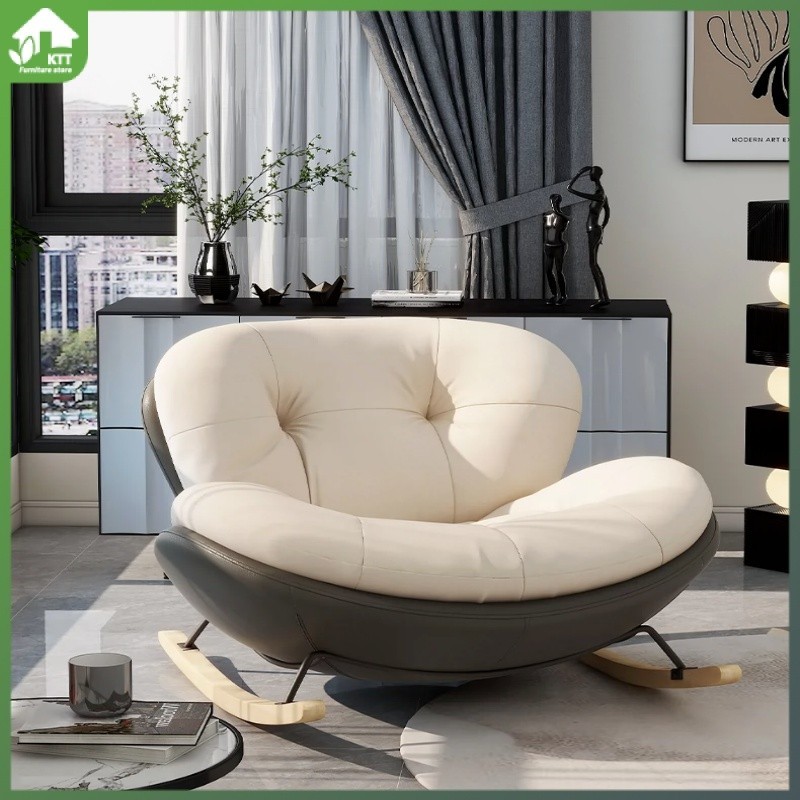 Lazy Sofa Egg Shell Rocking Recliner Living Room Modern Entry Lux Style ...