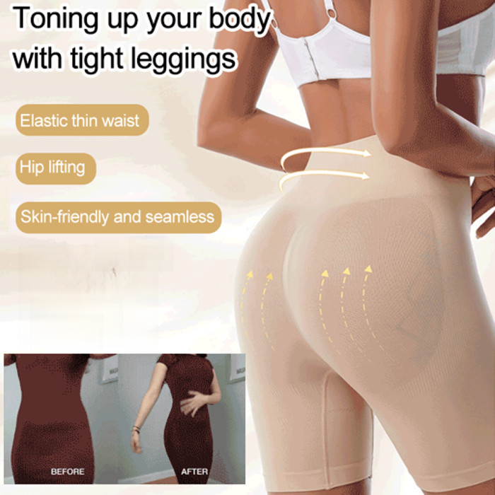 Toning up your body with tight leggings Body shaping and tummy shrinking shorts | Shopee Malaysia