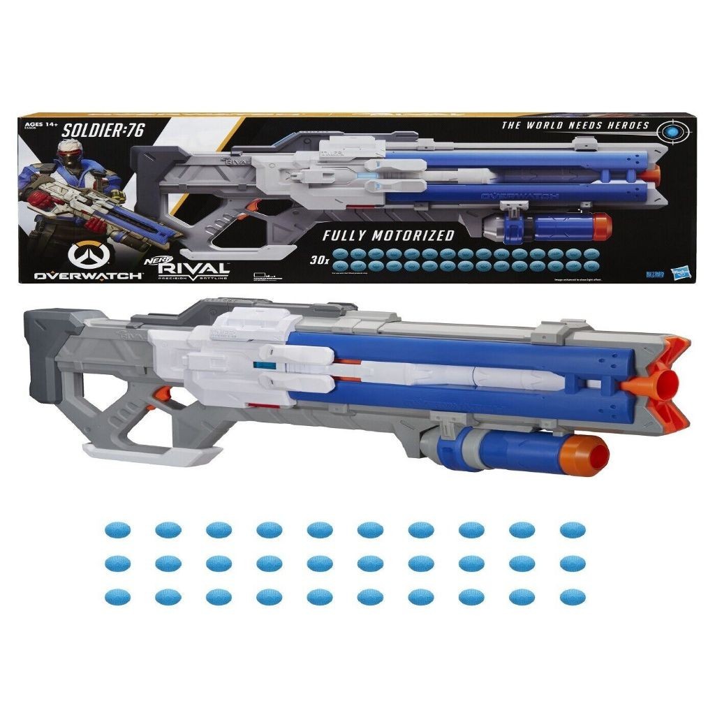 NERF OVERWATCH SOLDIER 76 RIVAL BLASTER (E5606) | Shopee Malaysia