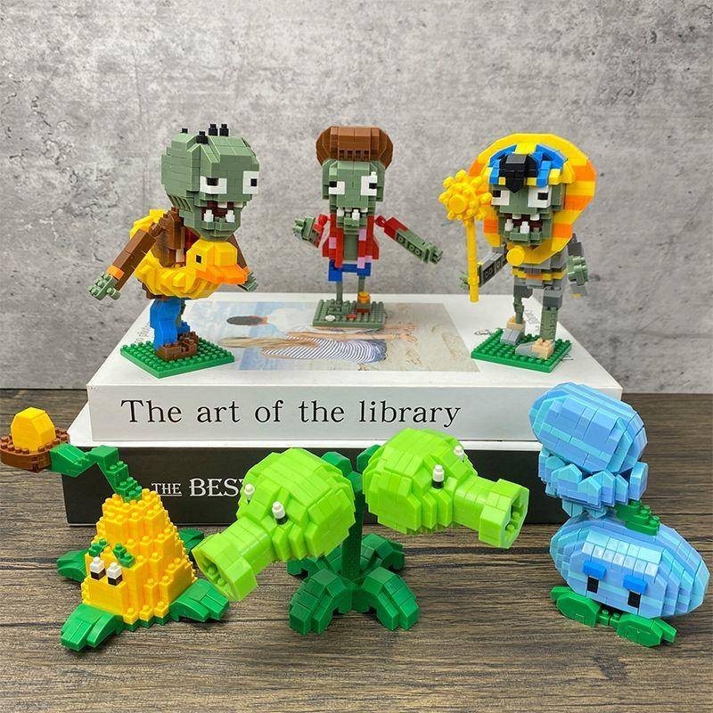 Building Block DIY, Assembling Building Block Plants vs. Zombies Series ...