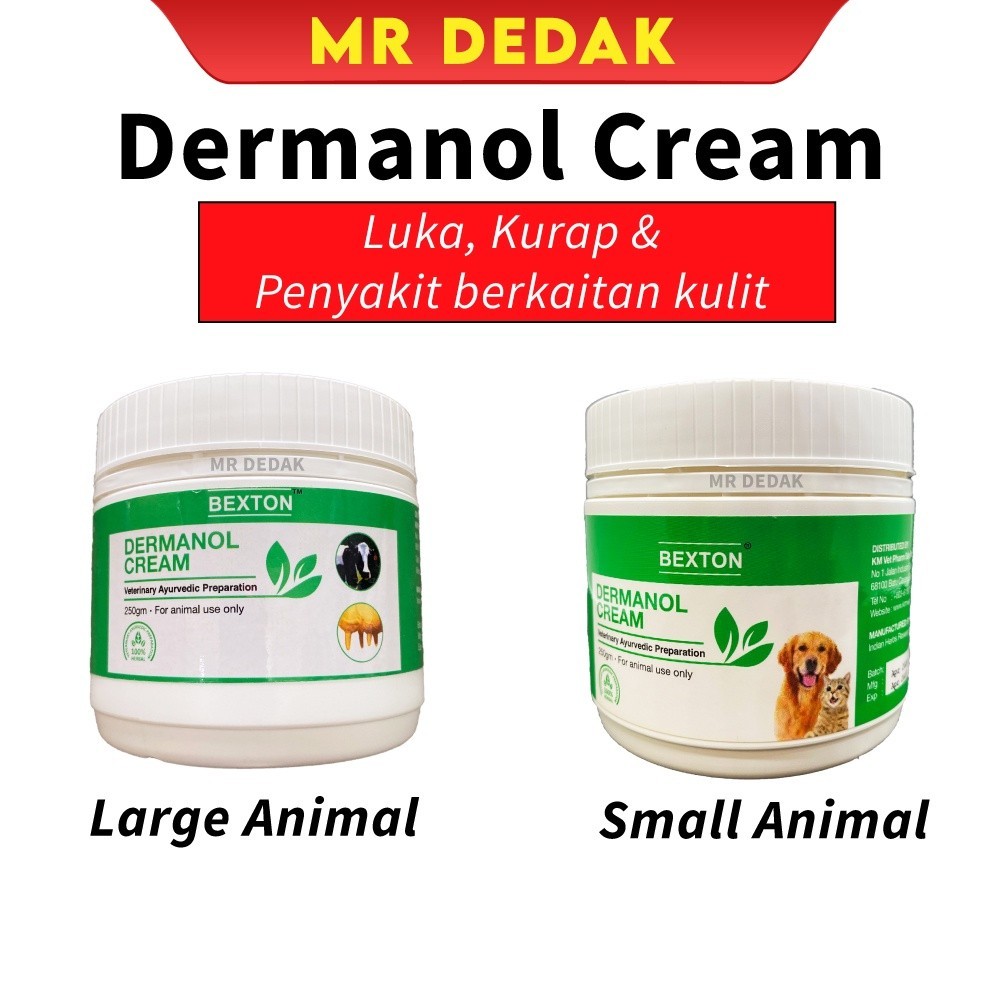 [BEXTON] Dermanol Cream | Ubat Kurap Kucing Anjing Krim rawatan kulit ...