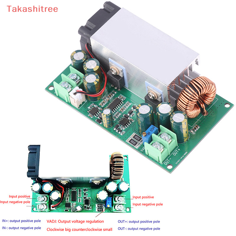 (Takashitree) DC-DC Adjustable Step Down Power Supply 600W High Power 12V-75V To 5V 19V 21V 24V ...