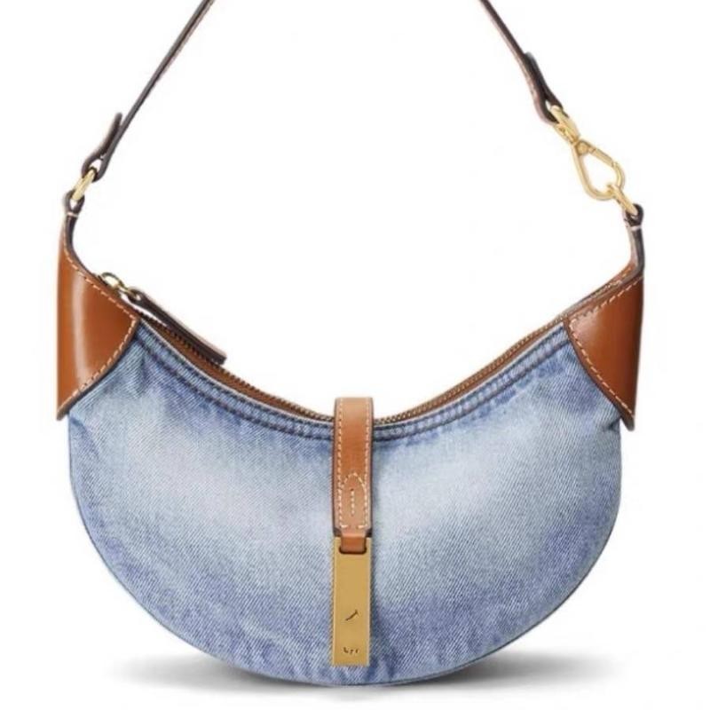 Poloid Saddle Bag Diagonal Shoulder Bag Crescent Croissant Bag | Shopee ...