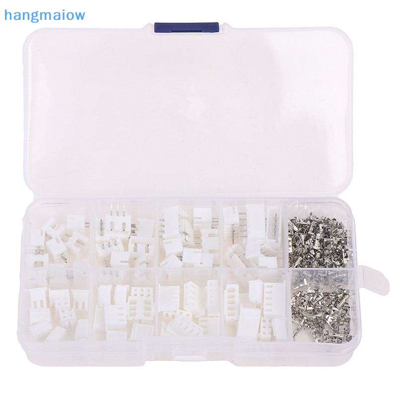 {hangmaiow} 230pcs/box XH 2.54 2p 3p 4p 5pin 2.54mm Pitch Terminal Kit JST Connector {well ...