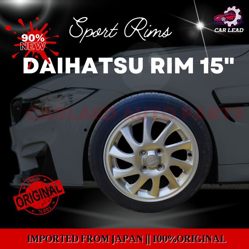 🇯🇵🇯🇵ORIGINAL DAIHATSU RIM 15 INCH FROM JAPAN | Shopee Malaysia