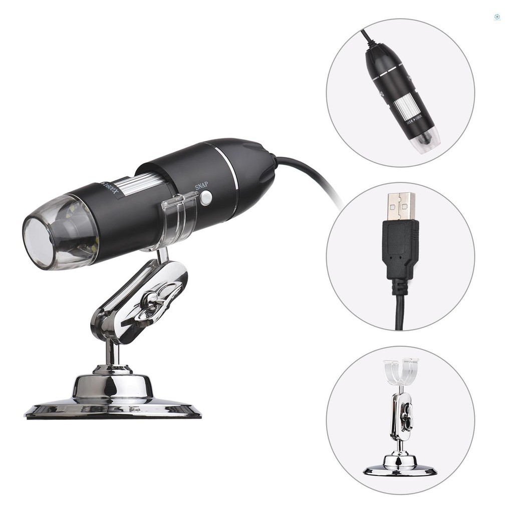 [Cameraworld]1600X USB Portable Mini Electronic Microscope Handheld ...