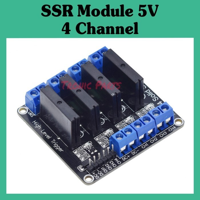 4 Channel SSR Low Level Solid State Relay Module 5V DC G3MB 202P | Shopee Malaysia