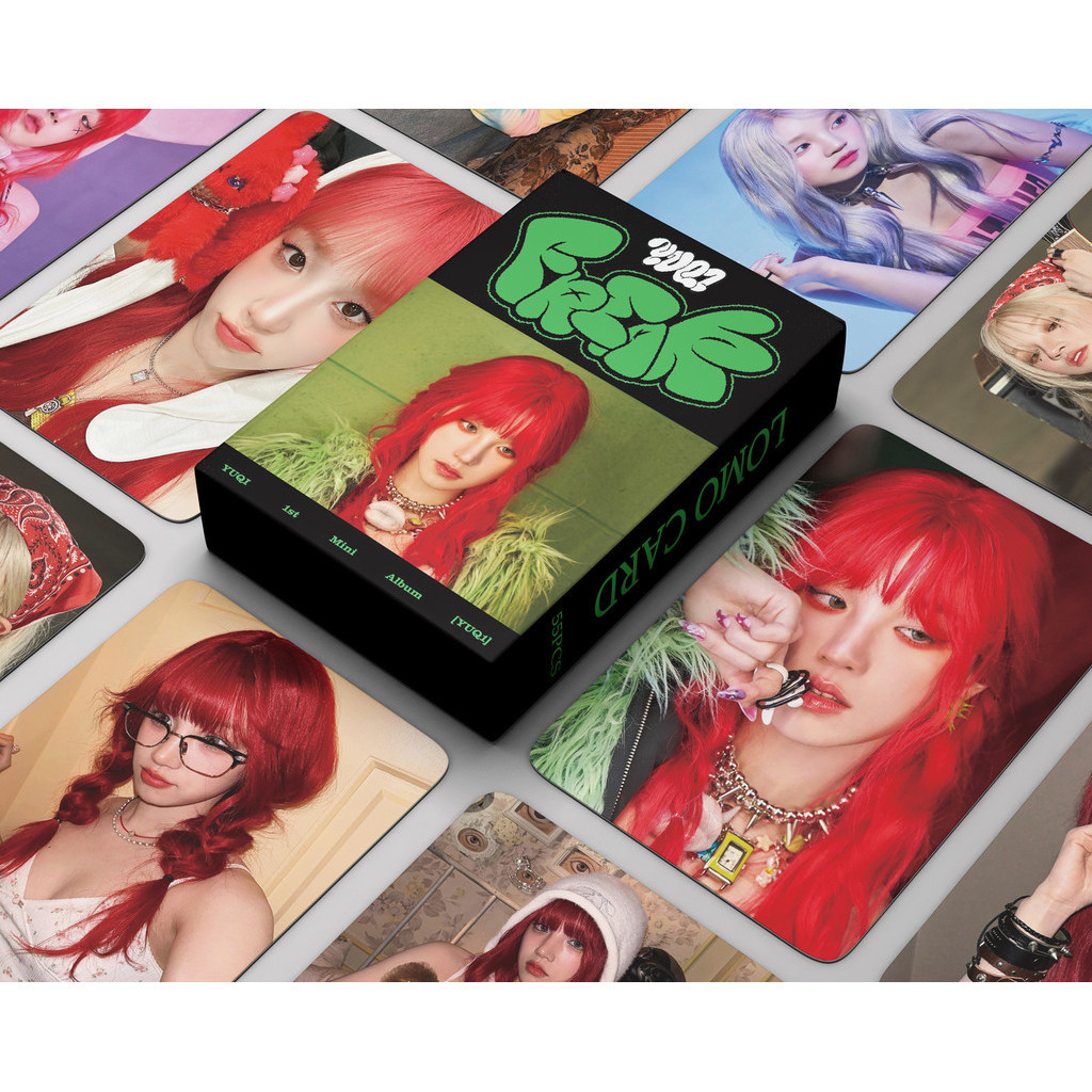 55pcs (G)I-DLE Lomo Cards 6th Anniversary Yuqi Freak 2nd Full Album ...