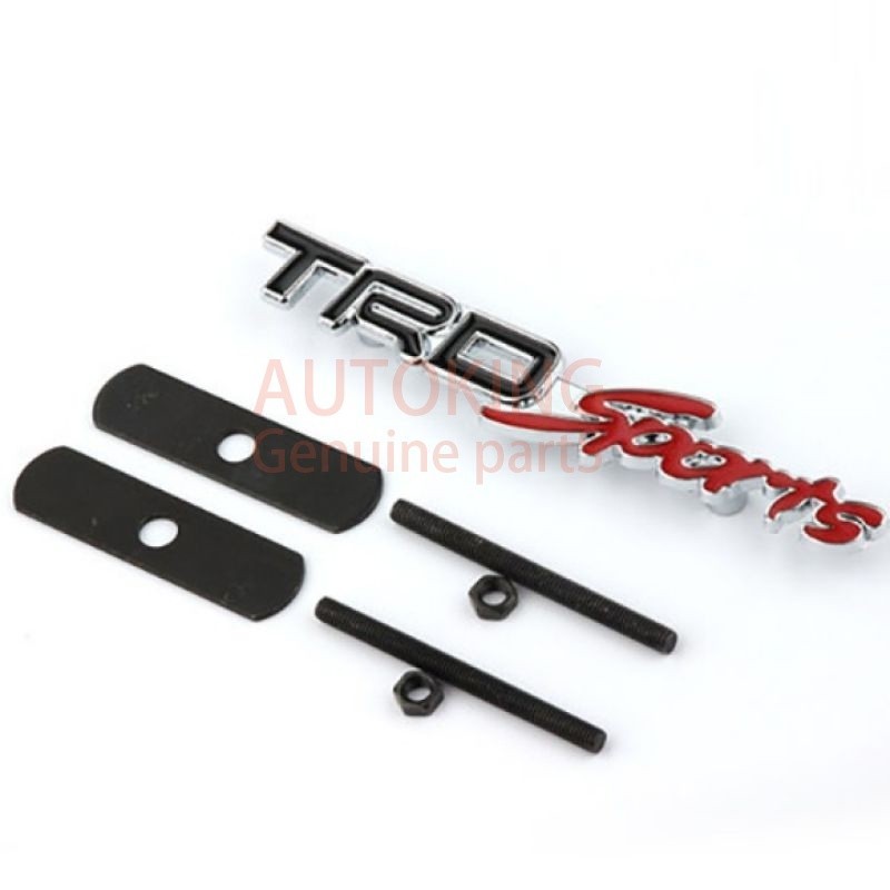 Car 3D Badge Front Grille Emblem TRD Sports Sticker | Shopee Malaysia