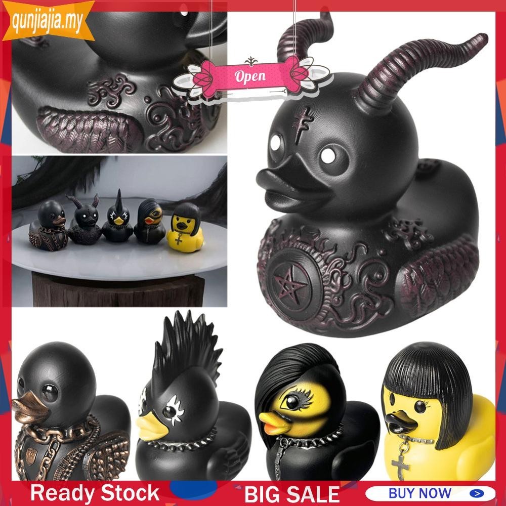 Gothic Duck Sculpture Evil Elements Duck Collectable Toys for Car ...