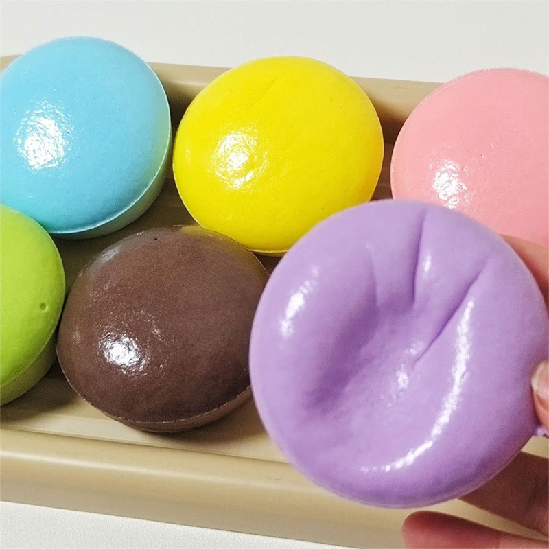 Squishy Slow Rising Fidget Toy Chocolate Sticky Toast Bread Tender Soft ...