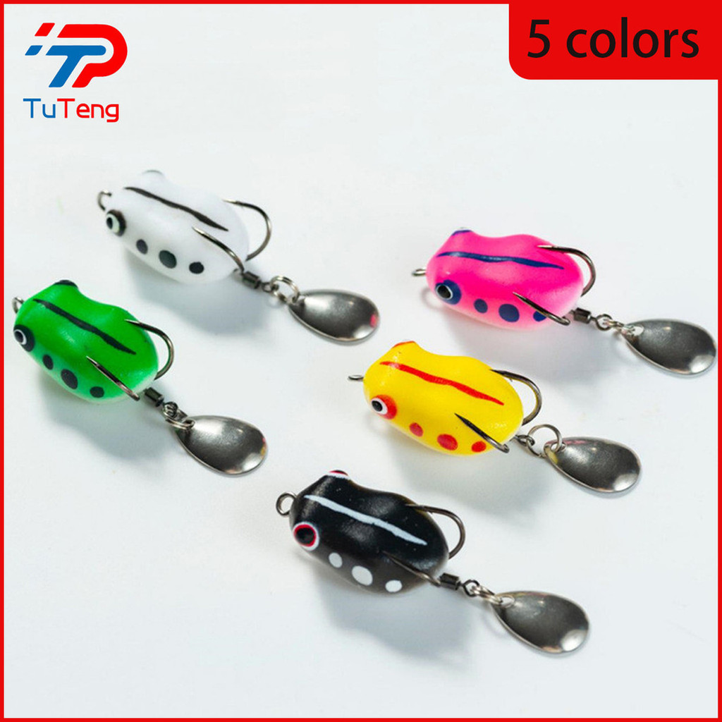 Thai Mini Lei Frog 3.5cm/3.5G Reflective Micro Bait Frog Soft Bait ...