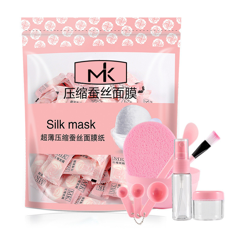 Compressed Mask Ultra-Thin Moisturizing Silk Mask Paper Invisible Mask ...