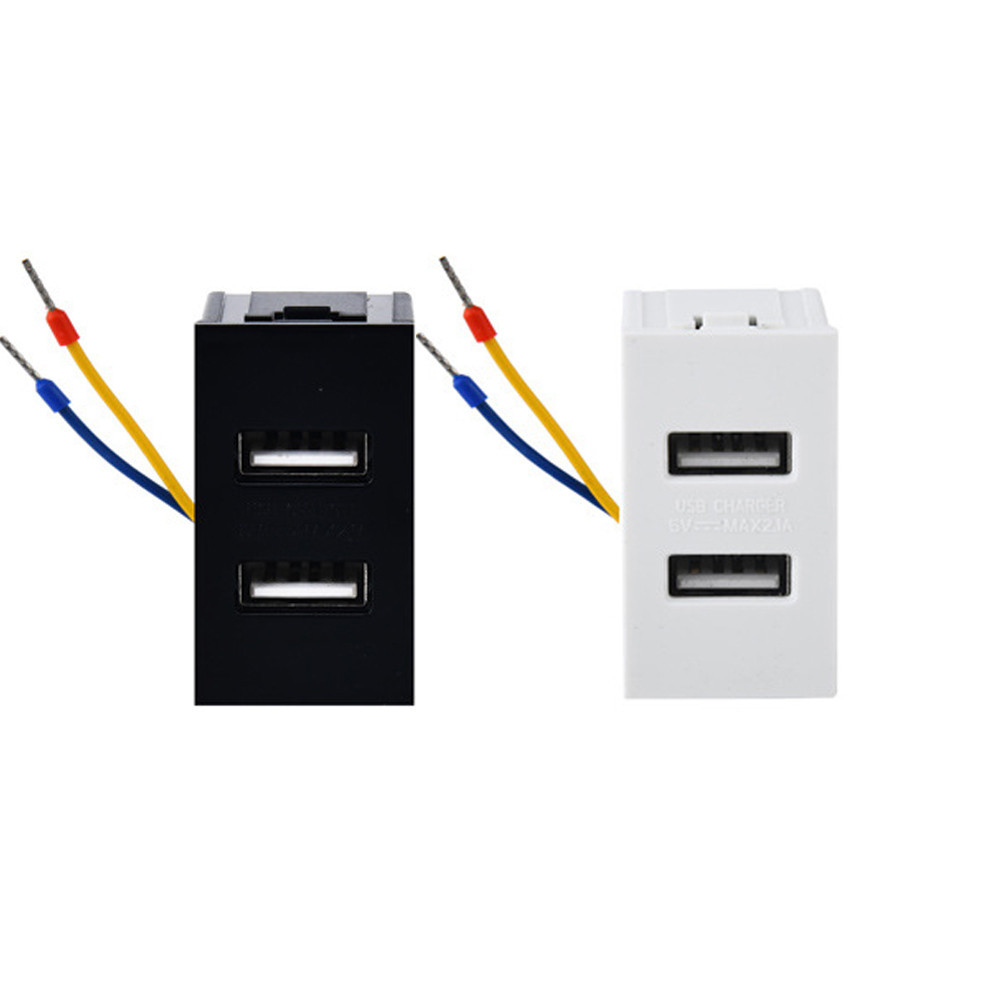 Mobile Phone Charging Panel Dual USB Power Module 100-240V Input to 5V ...