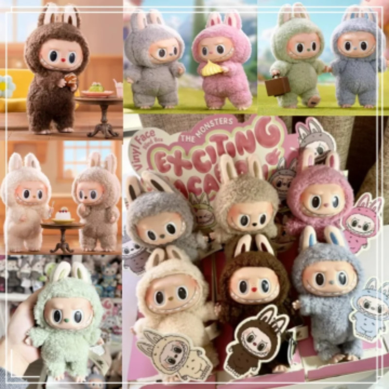 Labubu The Monsters Exciting Macaron Vinyl Face Blind Box Cute Doll ...