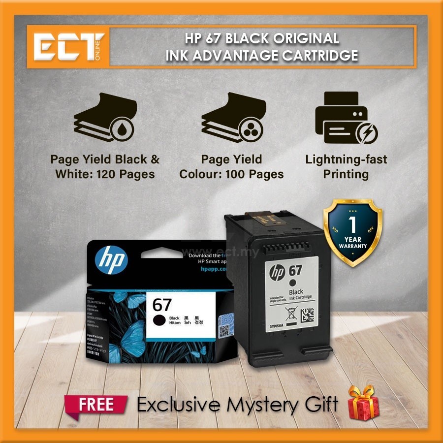 HP 67 / 67XL Black / Tri-color Original Ink Advantage Cartridge ...