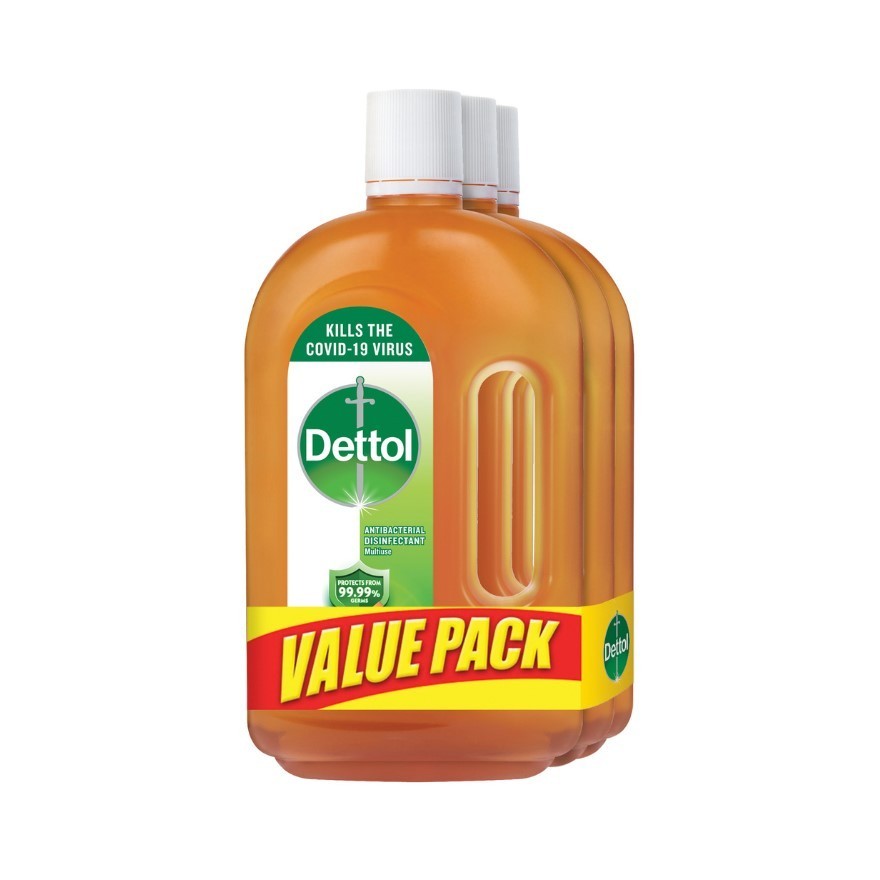 DETTOL Antiseptic Liquid Value Pack 750ml x3 | Shopee Malaysia