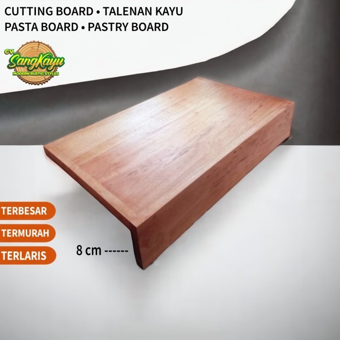 KAYU Cake Dough Cutting board 50x30x10 Wooden pasta board pastry board ...