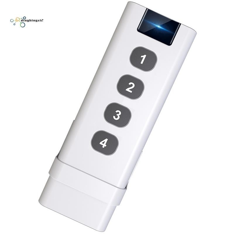 TUYA ZigBee Smart House Wireless Scene Switch 4 Gang Remote Portable ...