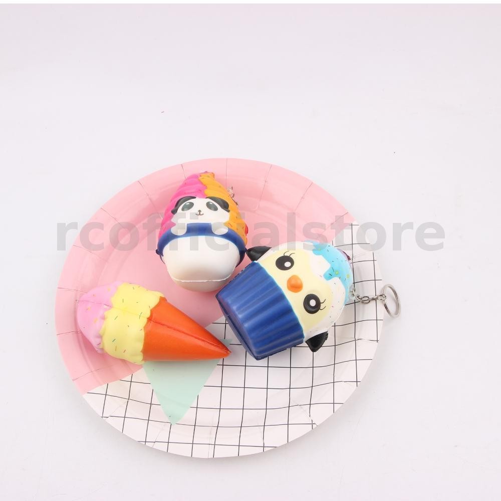 Bakeey Cartoon Hanging Ornament Squishies With Key Ring Packaging ...