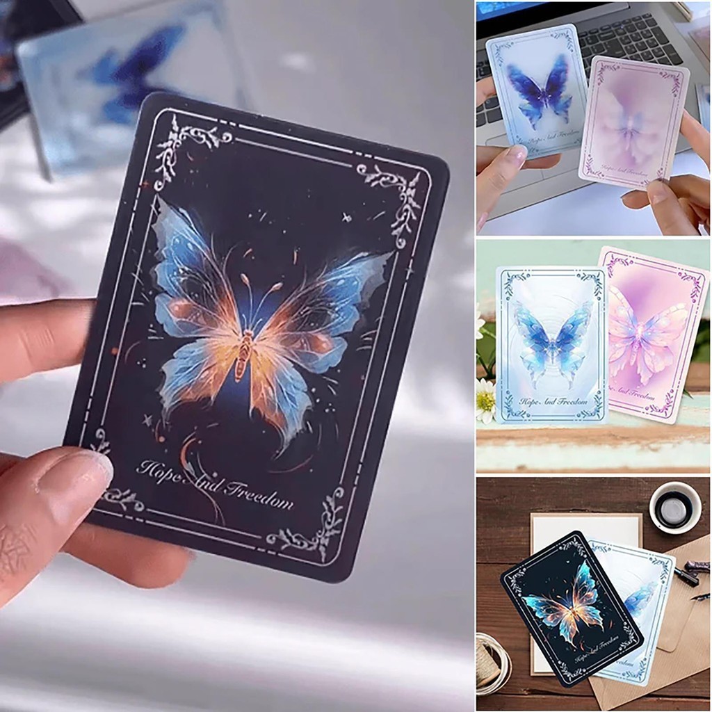 3D Change Tarot Card 3D Creative Tarot Deck Fluttering Butterfly ...