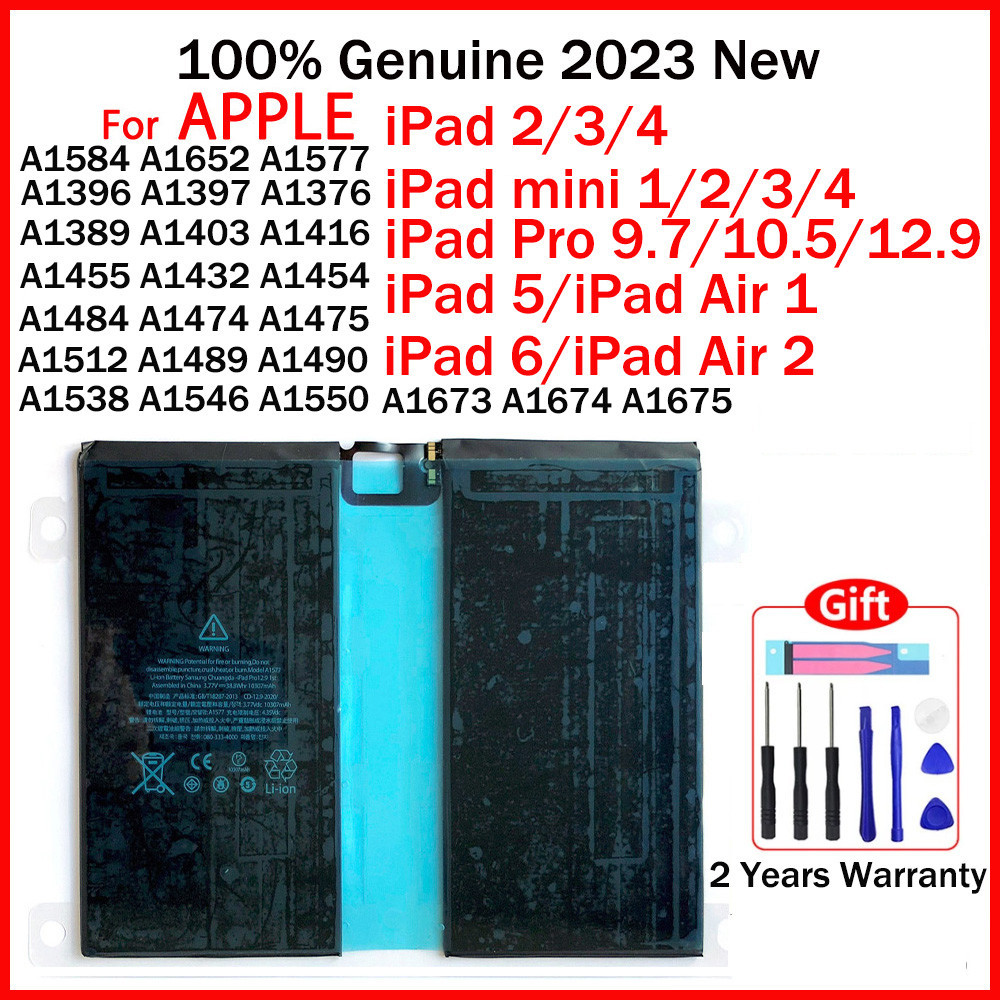Genuine Tablet Battery For A1484 A1673 For iPad 6 Air 2 A1566 A1567 1 ...