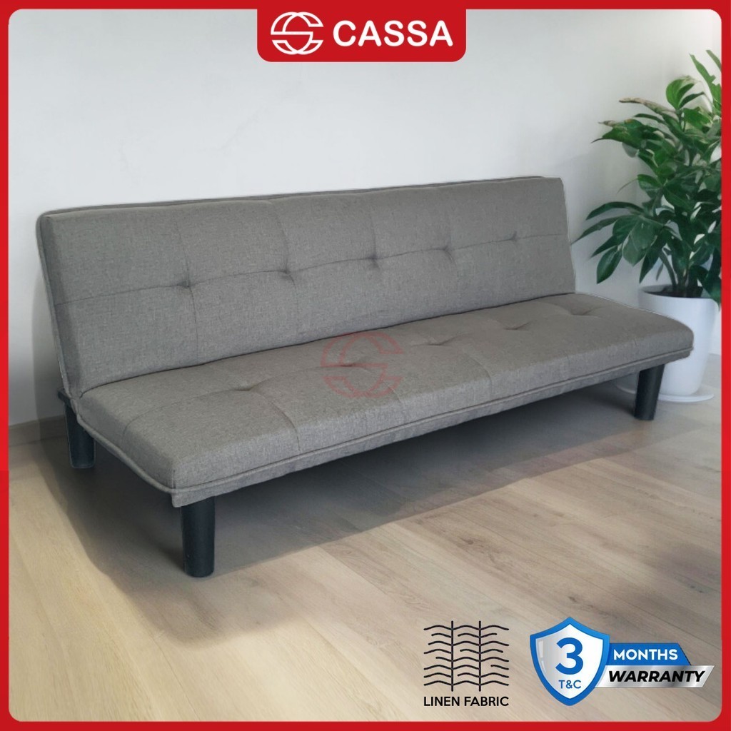 Cassa Sentra Living Room 2 / 3 / 4 Seater Foldable Sofa Bed Folding Mattress Space Saving Katil ...