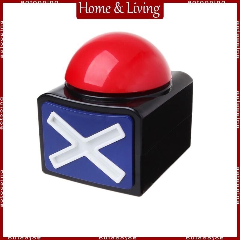 AOTO Game Answer Buzzer Alarm Button With Sound Light Trivia Quiz Got ...