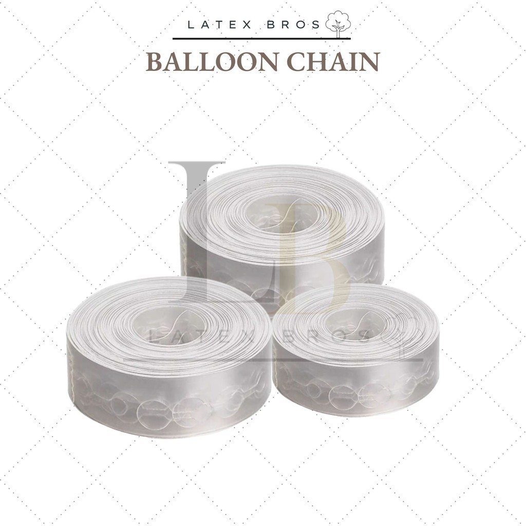 5 Meter Balloon Chain Double Hole for Balloon Garland | Shopee Malaysia