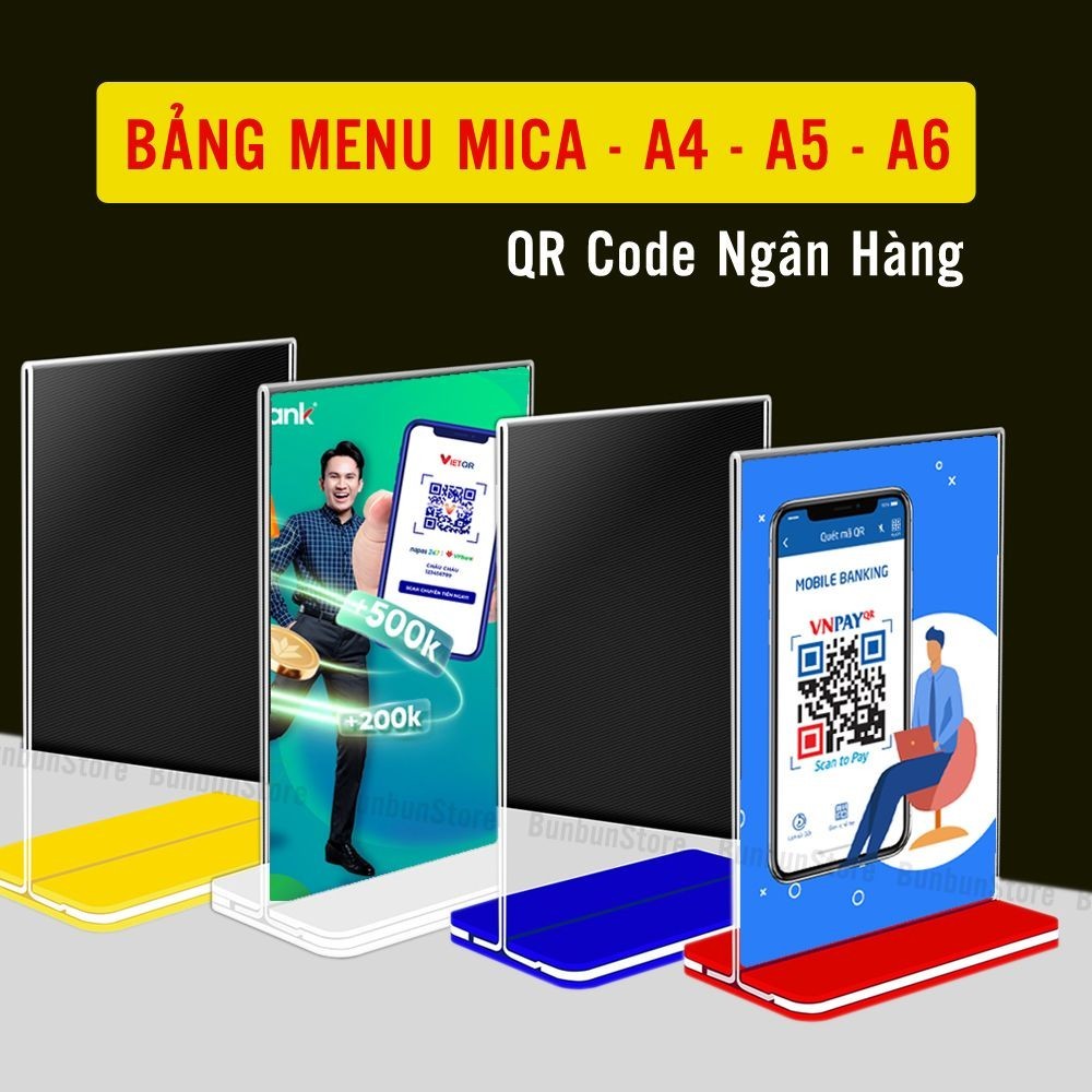 Mica desktop shelf A4 A5 A6 B6 A7, thick mica menu, Acrylic menu ...