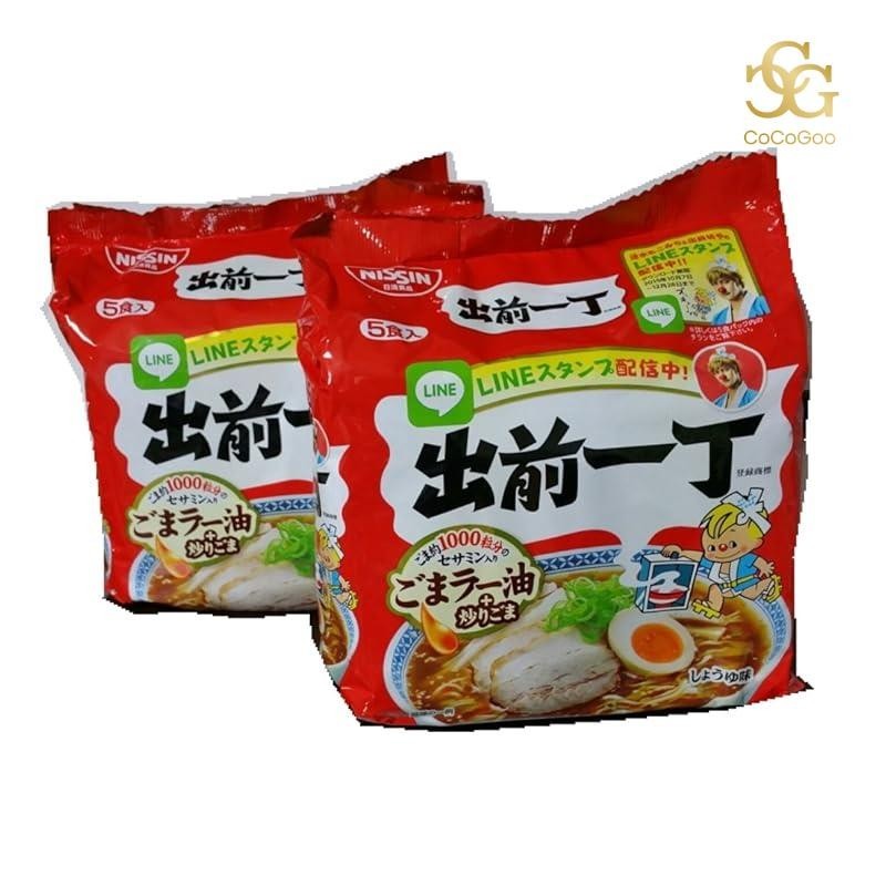 Nissin Foods Demae Itcho Soy Sesame Oil + Roasted Sesame 5 Meal Pack x ...